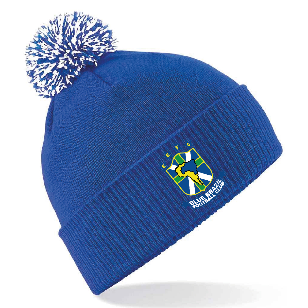 Blue Brazil FC Bobble Hat | The Soccer Shop