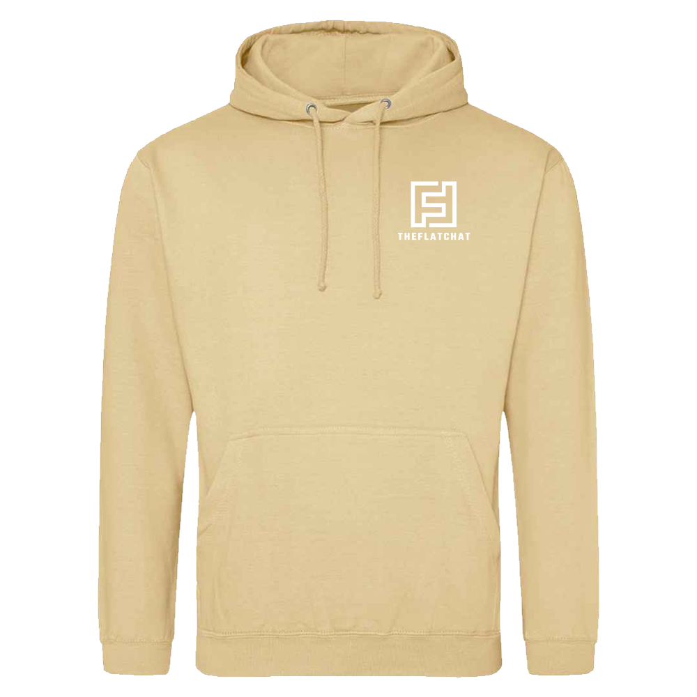 The Flat Chat Desert Sand Cotton Hoodie | The Soccer Shop:Direct